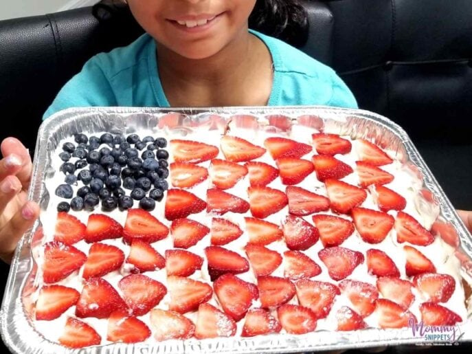 Happy Birthday America Cake: An Easy 4th of July Flag Cake!