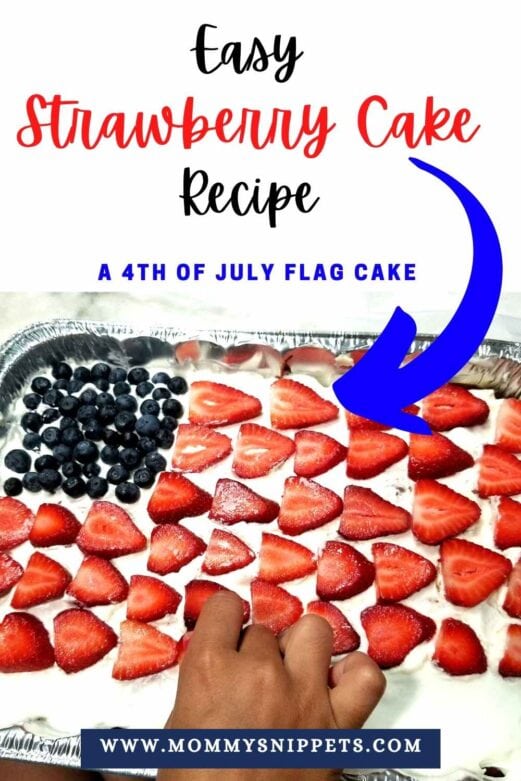 Happy Birthday America Cake: An Easy 4th of July Flag Cake!