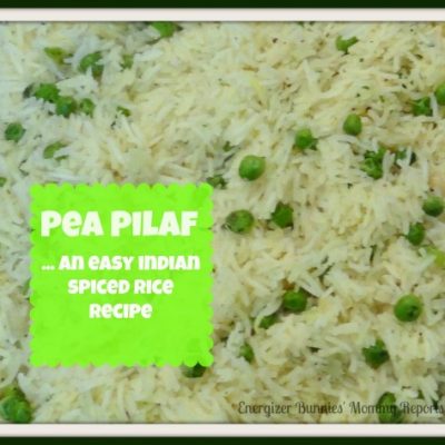 Pea Pilaf...an easy spiced rice recipe {Indian Soul Food with EBMommy}