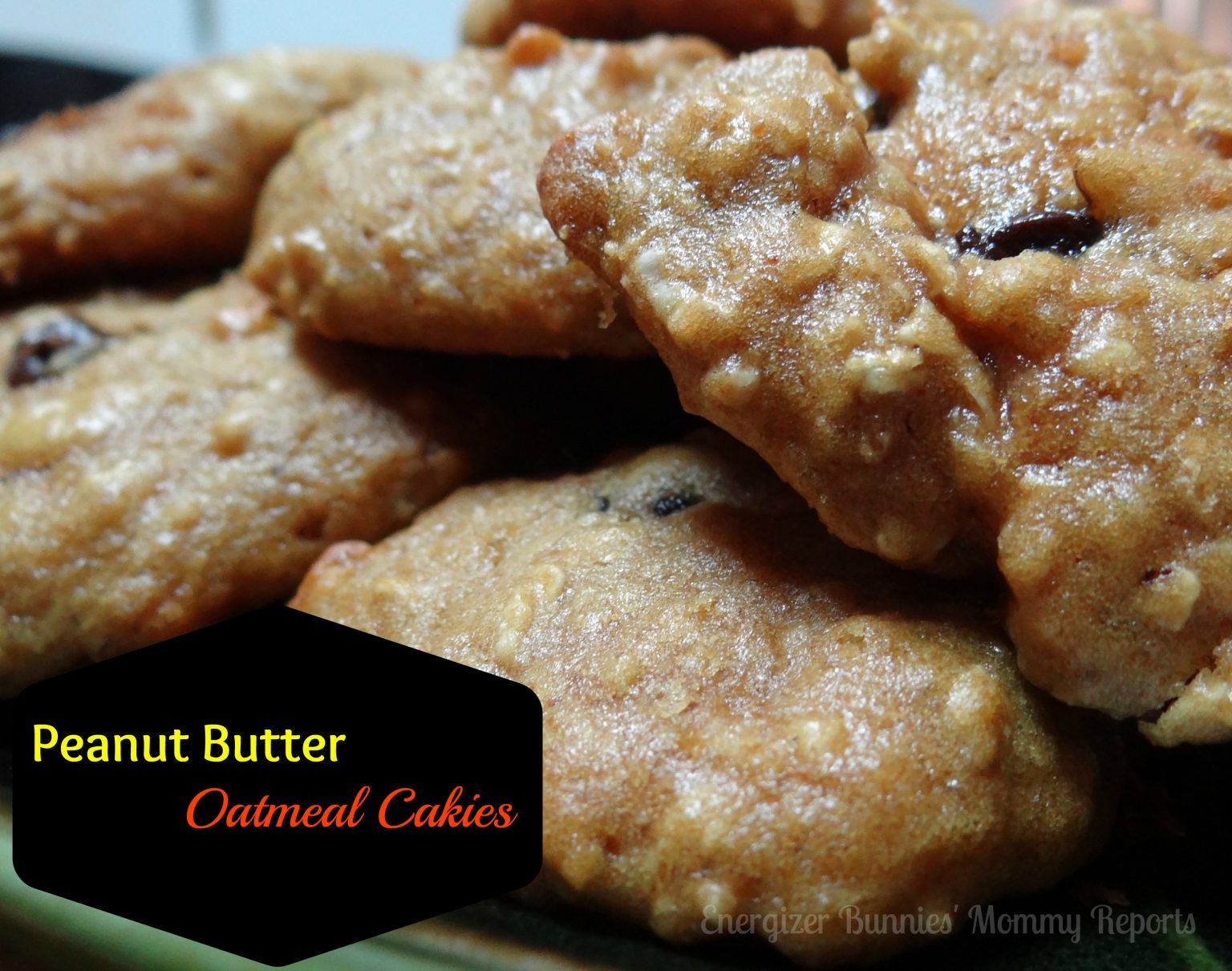 Peanut Butter Oatmeal Cakies {A Healthy Snack Recipe for the Kids!}