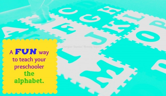 A fun way to teach your preschooler the alphabet.