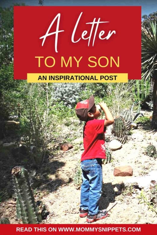 A Letter to My Son from Mom - Mommy Snippets