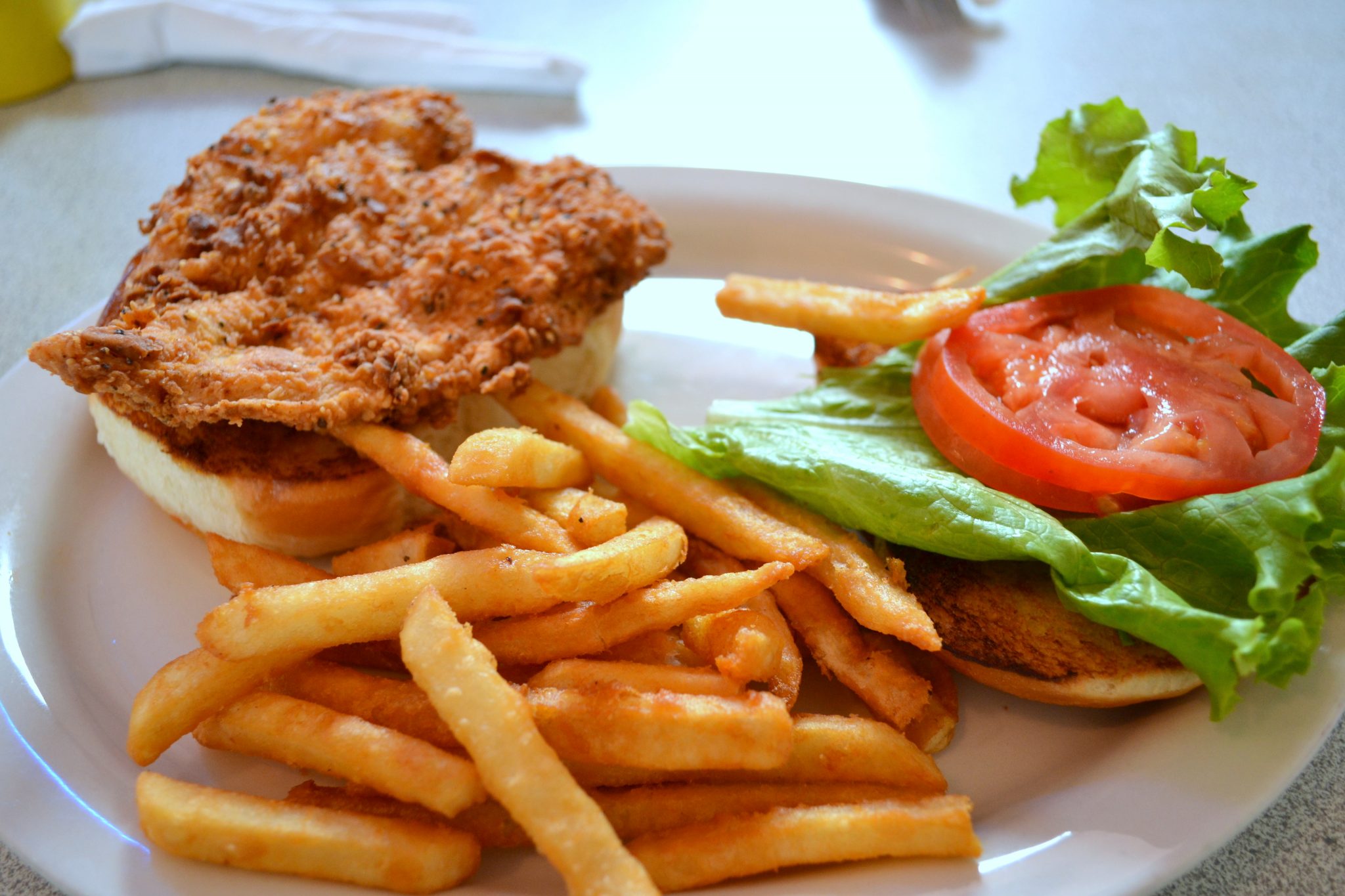 The 50's styled Southern Flyer Diner in Brenham, Texas