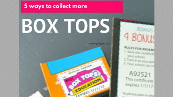 5 ways to collect more Box Tops {#BTFE} - Mommy Snippets