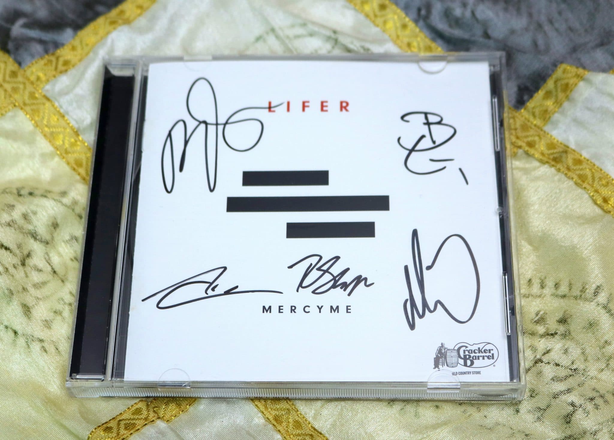 Cracker Barrel carries the exclusive MercyMe deluxe "LIFER" album
