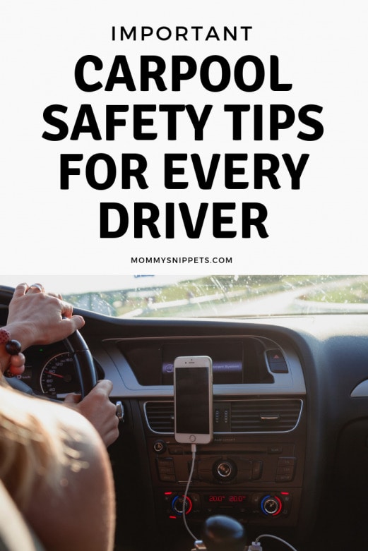 The most important carpool safety tips for every driver. - Mommy Snippets