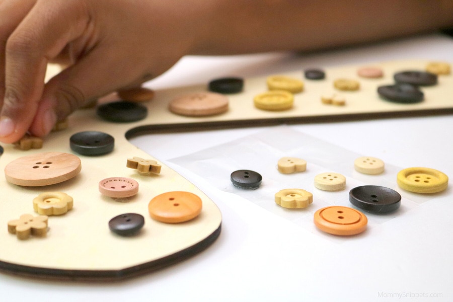 How To Make A Cross Decor Using Buttons Alone 