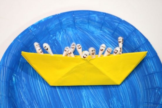 Jesus Calms the Storm Craft - Easy Sunday School Craft