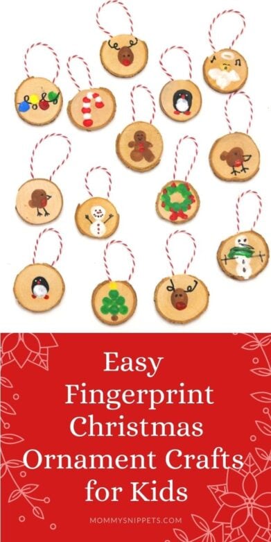 How To Make These Easy Fingerprint Christmas Ornaments