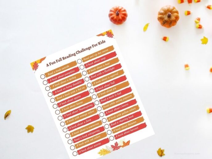 Your Kids Will Love This Fall Reading Challenge (+ Free Printable)