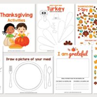 Over 25 Free Thanksgiving Printables for Kids - Mommy Snippets