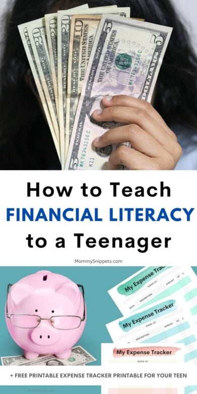 How to Teach Financial Literacy to a Teenager (+ Expense Tracker ...