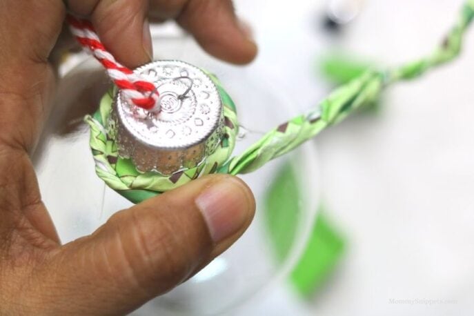 An Easy DIY Twisted Paper Ornament Tutorial (+ Christmas Anagram Printable)