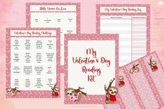 A Valentine Reading Challenge Your Kids Will Love! (+Free Printable)