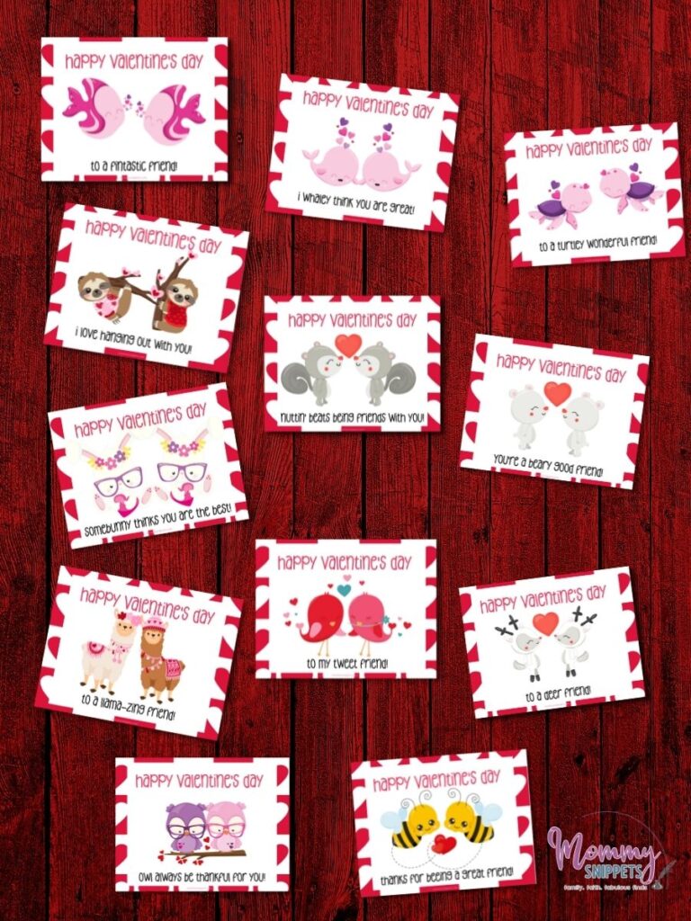 Free Valentines for Kids: The Best Animal Pun Valentines!