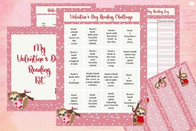 A Valentine Reading Challenge Your Kids Will Love! (+Free Printable)