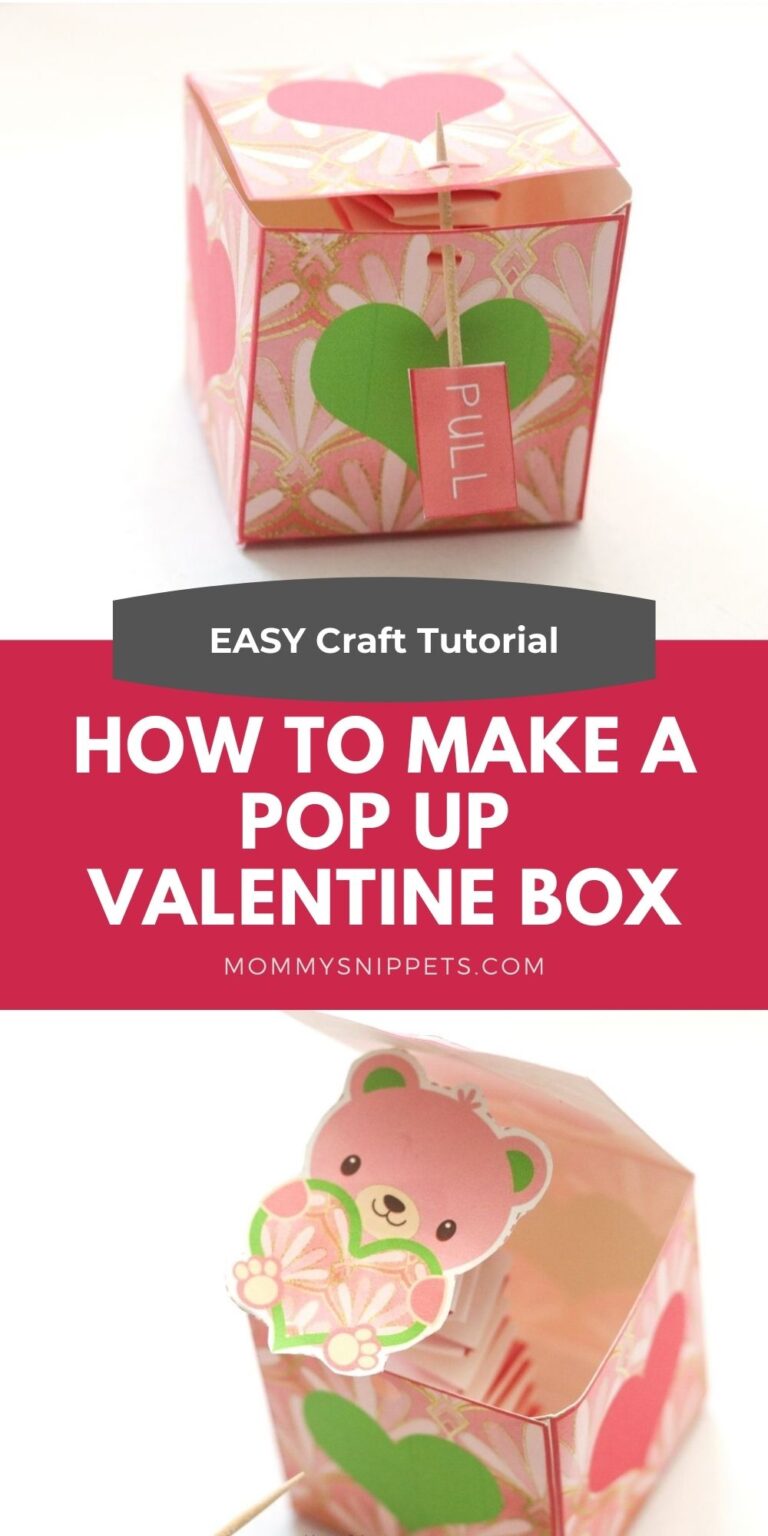 How to Make an Easy Valentine Pop up Craft - Mommy Snippets