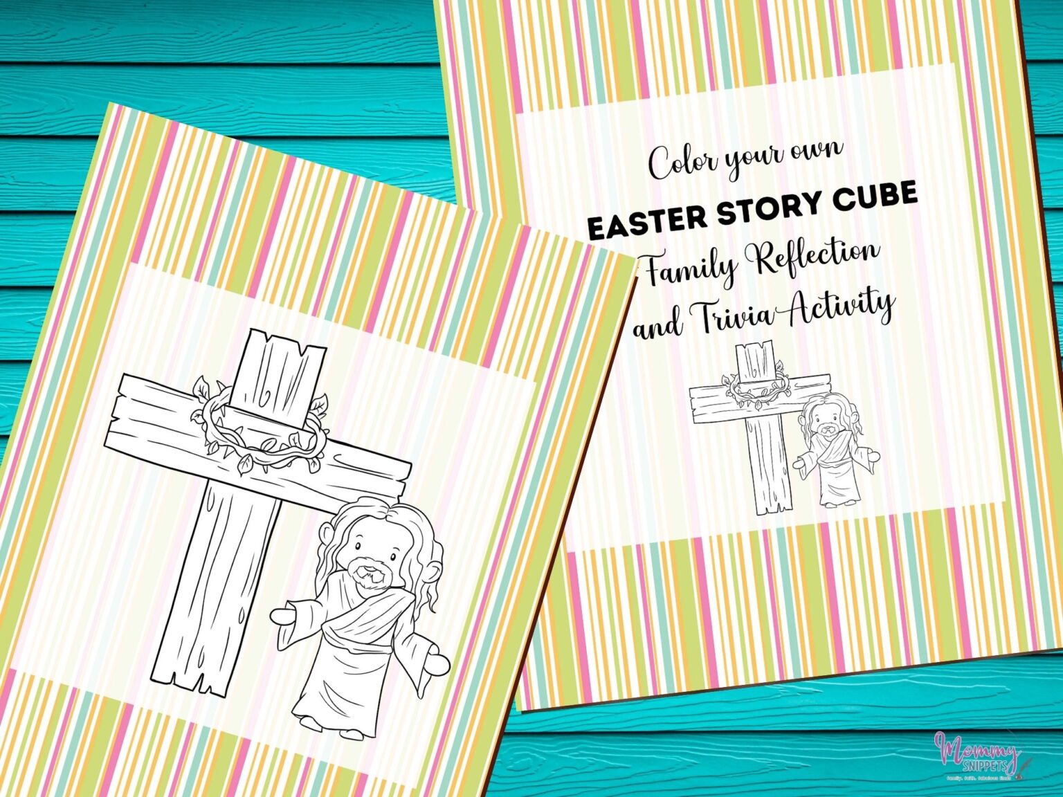 The Best Easter Story for Kids Story Cube Activity - Printable Easter Game