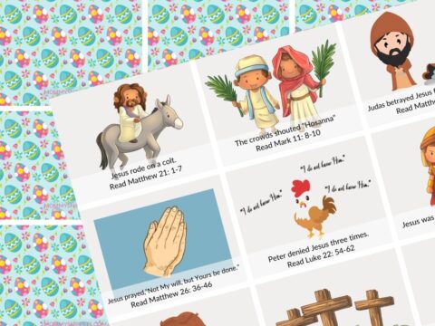 Free Printable Christian Easter Cards for Kids to Color and Share
