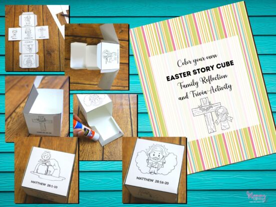 The Best Easter Story for Kids Story Cube Activity - Printable Easter Game