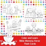 Printable Scripture Cards- Easy Bible Verses for Kids to Memorize