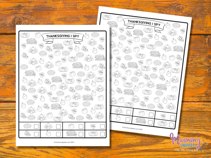 Free I Spy Sea Animals Printable: The Color and Find I Spy Sheets Series