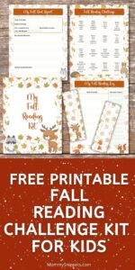 Make Fall Reading Fun: Free Printable Reading Challenge for Kids