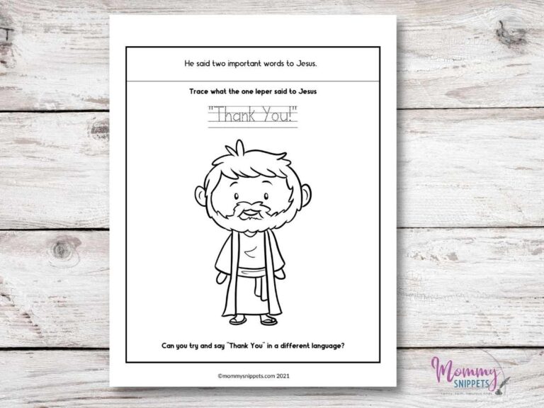 Story of the Ten Lepers: Help Kids Embrace an Attitude of Gratitude