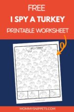 I Spy a Turkey Printable - a Thanksgiving Game Your Family Will Enjoy!