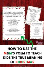The M&M Christmas Poem: The True Meaning Of Christmas Poem