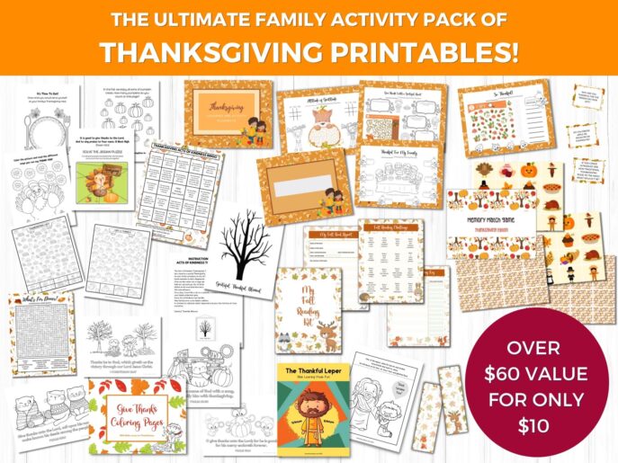The Ultimate Family Activity Bundle of Thanksgiving Printables