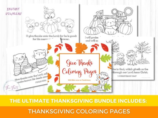The Ultimate Family Activity Bundle of Thanksgiving Printables
