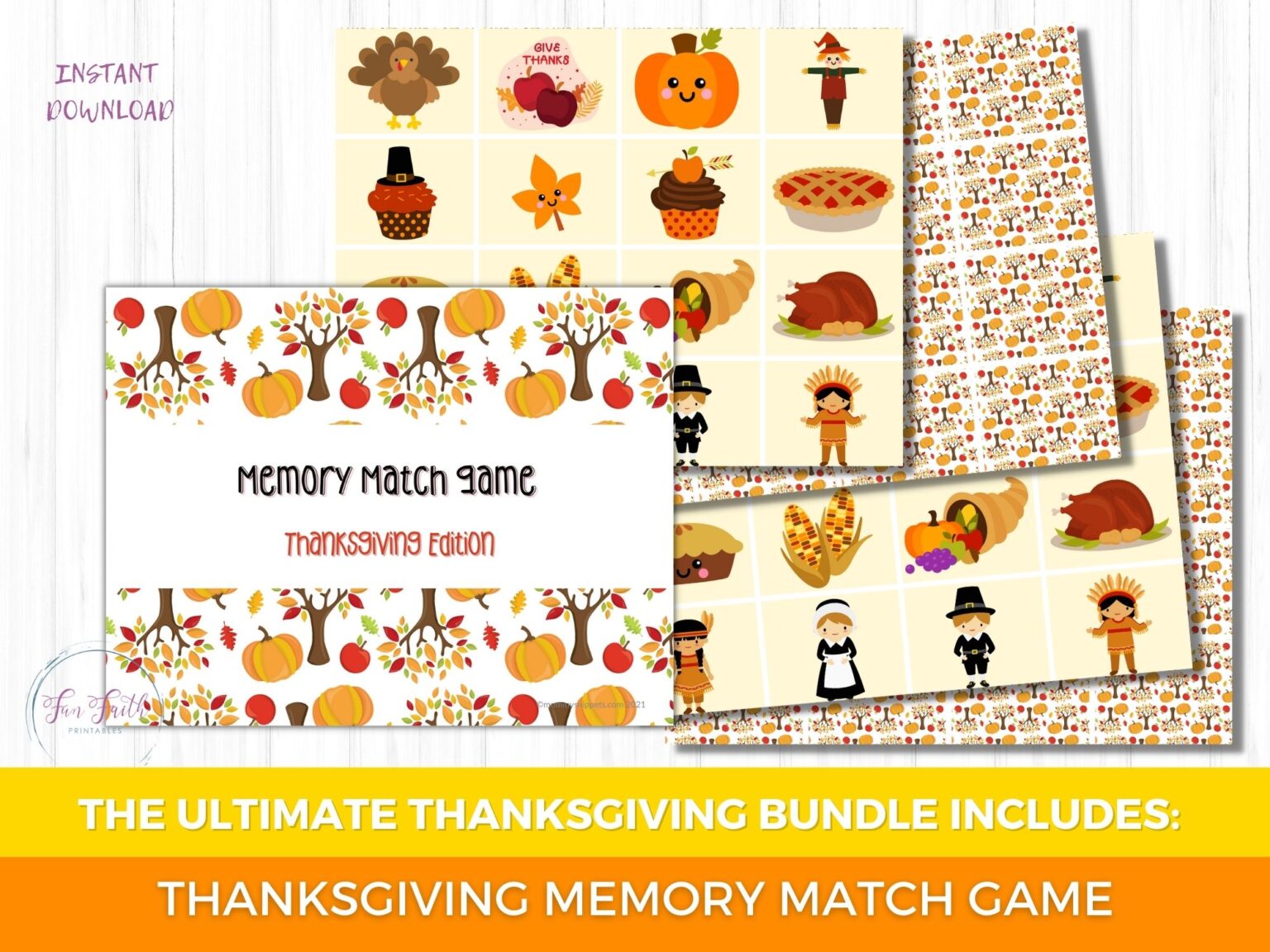 The Ultimate Family Activity Bundle of Thanksgiving Printables