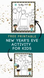 Free Happy New Year Printable Activity for Kids - Mommy Snippets