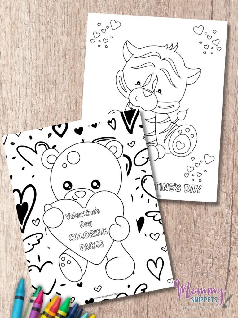 Valentine’s Day Coloring Pages Kids Can Share With Friends
