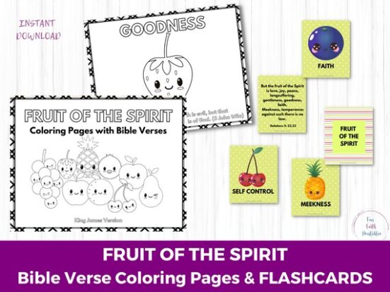 Printable Scripture Cards- Easy Bible Verses for Kids to Memorize