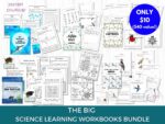 A Big Science Learning Pack, Homeschooling Workbooks Bundle for Kids