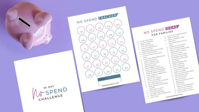 30 Day No Spending Challenge - Fun Ideas for Families on a Tight Budget