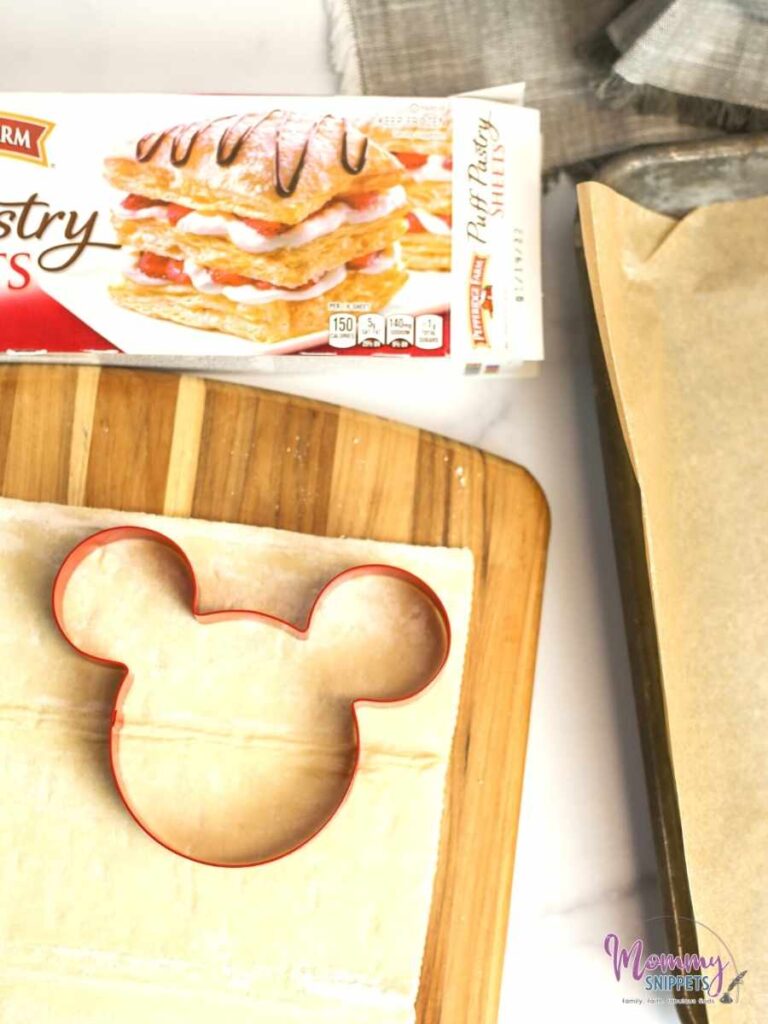Easy Puff Pastry Cherry Turnover Recipe for Mickey Mouse Fans