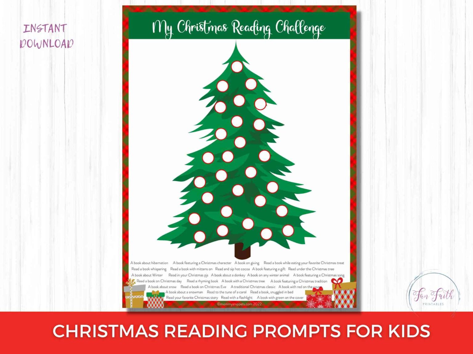 Christmas Read Alouds for Kids + Printable Christmas Reading Log
