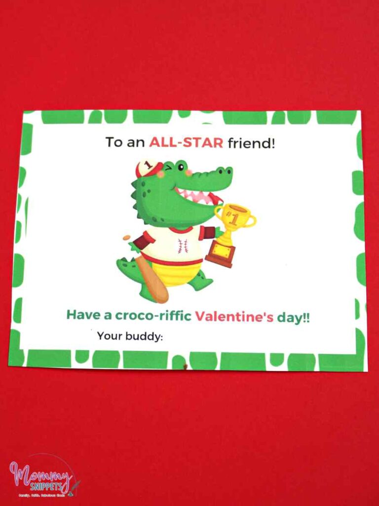 Free Printable Valentine Greetings for Friends Who Love Sports