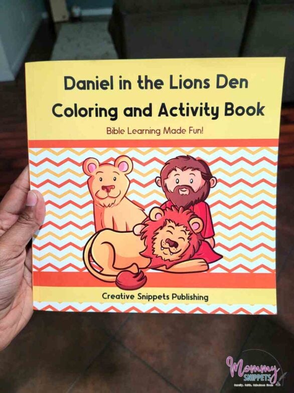 Daniel and the Lions' Den Coloring Pages: Bible Story About Faith