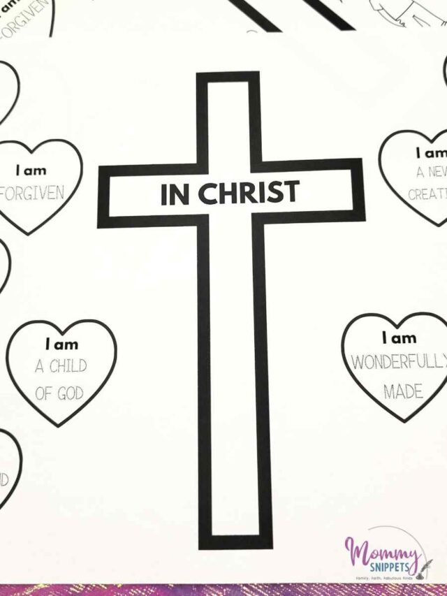 Who I Am In Christ Printable: Free Who I Am In Christ Worksheet