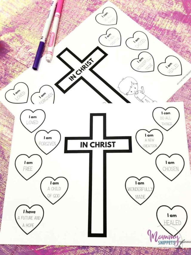 Who I Am In Christ Printable: Free Who I Am In Christ Worksheet