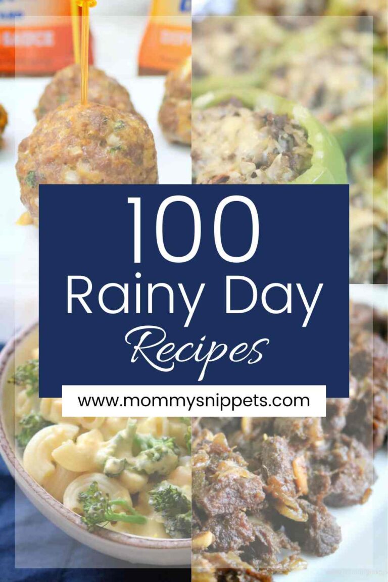 100 Easy Rainy Day Recipes Your Family Will Enjoy
