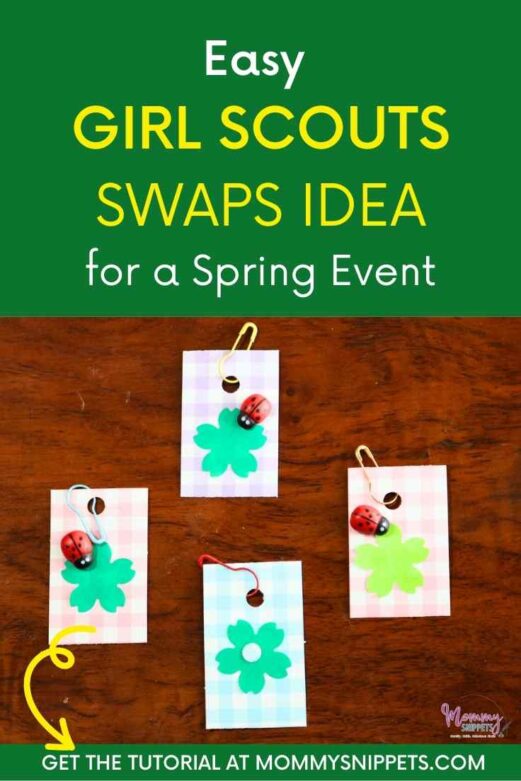 Easy Girl Scout SWAPS idea for a Spring event - Mommy Snippets