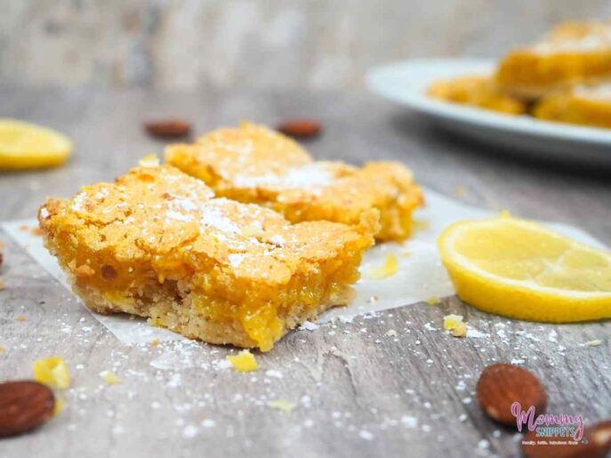 An Easy Almond Lemon Blondies Recipe (aka Almond Lemon Bars) - Mommy ...