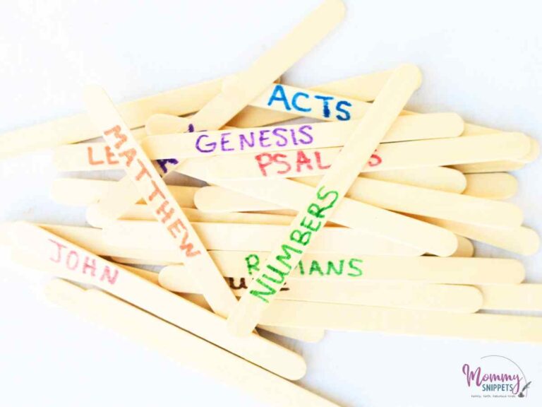 66 Books of the Bible Printable + A Books of the Bible Craft Game