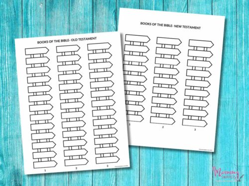 66 Books of the Bible Printable + A Books of the Bible Craft Game