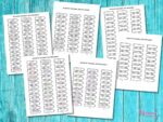 66 Books of the Bible Printable + A Books of the Bible Craft Game